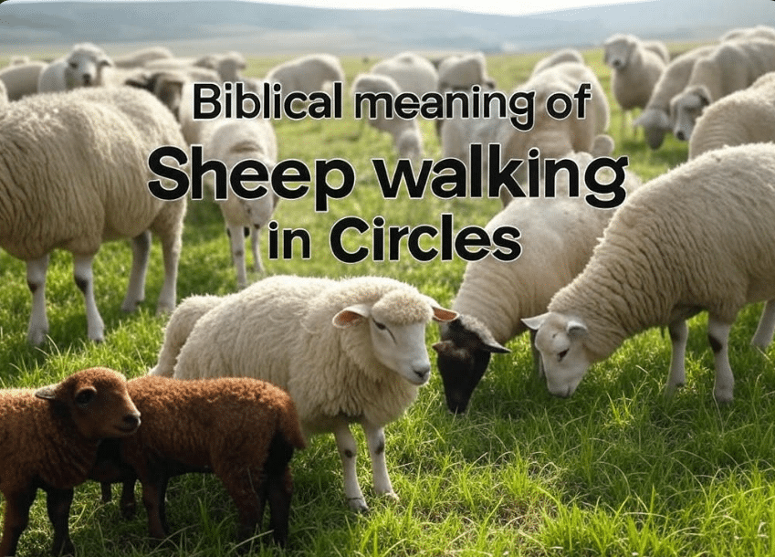 Biblical meaning of Sheep walking in Circles